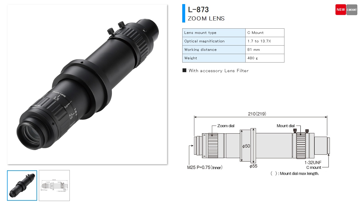 Ichiban Precision Sdn Bhd - Hozan - Hozan Zoom Lens